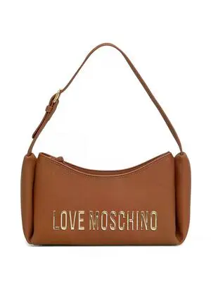 Moschino Logo-plaque Tote Bag - Brown