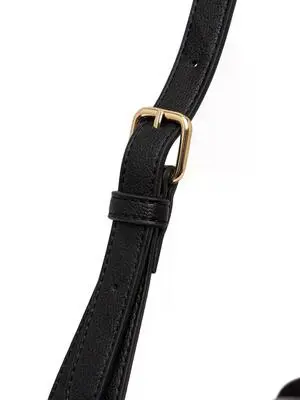 Moschino Heart Turnlock Shoulder Bag - Black
