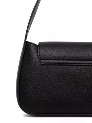 Moschino Heart Turnlock Shoulder Bag - Black