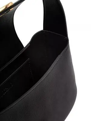 Moschino Heart Turnlock Shoulder Bag - Black