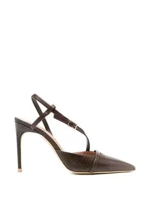 MALONE SOULIERS Point-toe Strappy Pumps