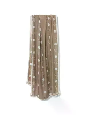 Moschino Patterned Scarf - Neutrals
