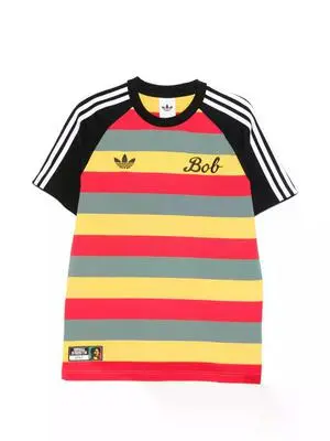 Adidas Bob Marley Originals Striped T-shirt - Black