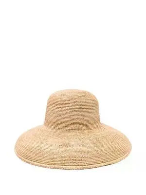 IBELIV Woven Fedora Hat - Neutrals