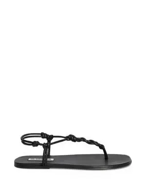JIL SANDER Knotted-strap Flat Sandals