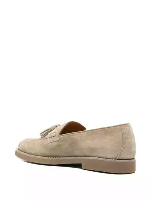 DOUCAL'S Tassel Suede Loafers