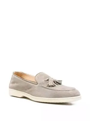 DOUCAL'S Tassel Suede Loafers