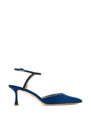 Badgley Mischka Crystal-embellished Pumps - Blue