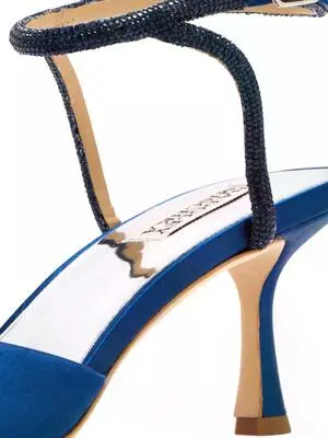 Badgley Mischka Crystal-embellished Pumps - Blue