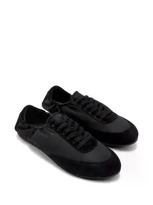 Staud Joey Suede-panelled Sneakers