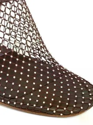Senso Pam Crystal-embellished Mules - Brown