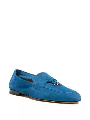 DOUCAL'S Calf Suede Tassel Loafers