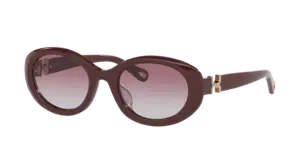 Chloé Oval Sunglasses - Grey Gradient