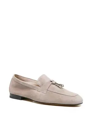 DOUCAL'S Tassel Suede Loafers