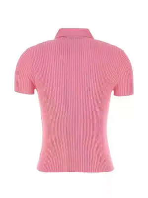 Balenciaga Buttoned Ribbed Shirt