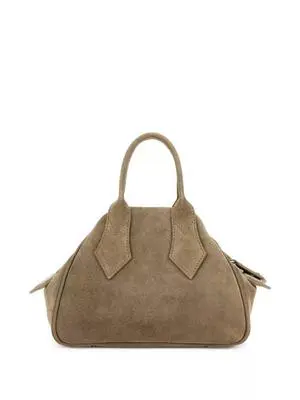 VIVIENNE WESTWOOD Yasmine Orb-detail Leather Tote Bag - Grey