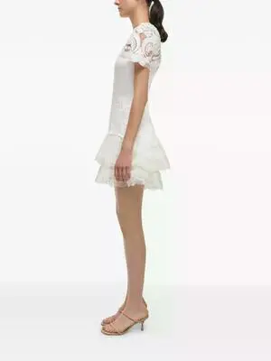 Simkhai Paislee Lace-detail Mini Dress - White