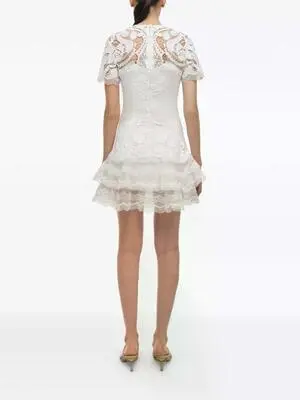 Simkhai Paislee Lace-detail Mini Dress - White