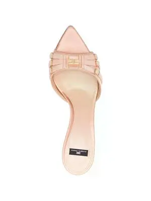 Elisabetta Franchi Interwoven Buckle Detail Sandals