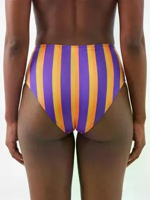 Saint Laurent Striped Bikini Bottom