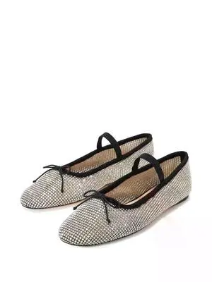 LOEFFLER RANDALL Leonie Crystal Bow Ballet Flats