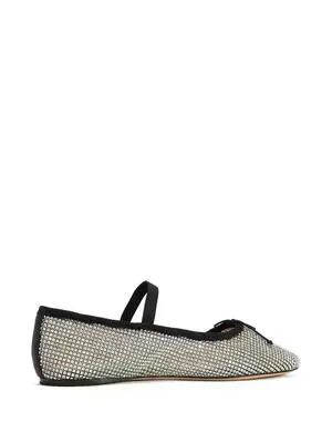 LOEFFLER RANDALL Leonie Crystal Bow Ballet Flats