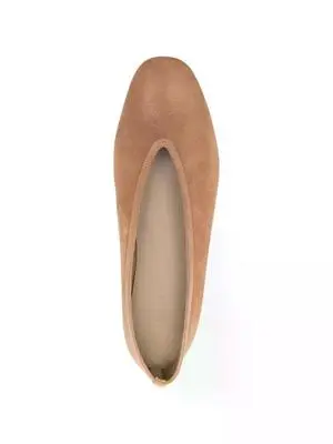Le Monde Beryl Pointed-toe Suede Pumps - Neutrals