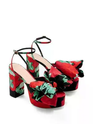 LOEFFLER RANDALL Floral Platform Sandals