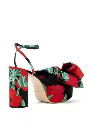 LOEFFLER RANDALL Floral Platform Sandals