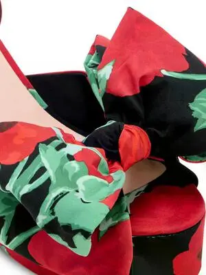 LOEFFLER RANDALL Floral Platform Sandals