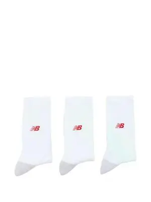 NEW BALANCE Premium Logo-embroidered Socks