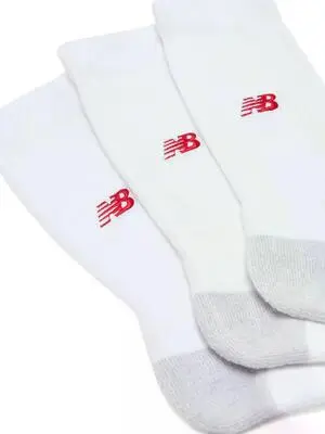 NEW BALANCE Premium Logo-embroidered Socks