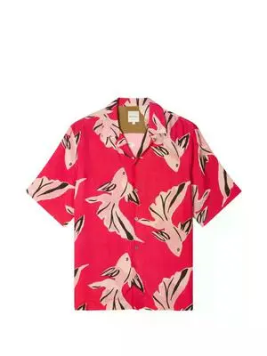 Paul Smith Fish-print Short-sleeve Shirt