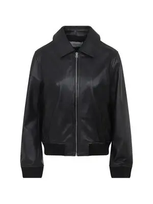 YVES SALOMON Zip-up Jacket - Black