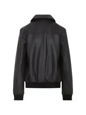YVES SALOMON Zip-up Jacket - Brown