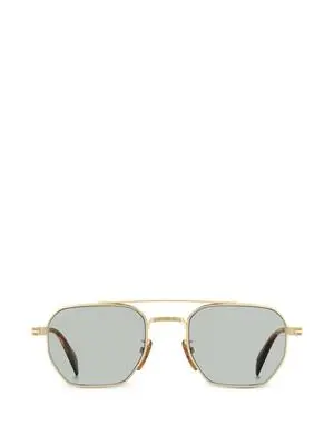 DB EYEWEAR BY DAVID BECKHAM Geometric Sunglasses - Gold