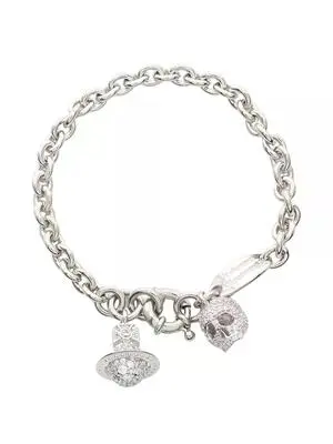 VIVIENNE WESTWOOD 2020s Circe Chain Bracelet - Silver