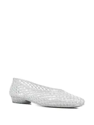 HEAVENLY JELLY Open-work Ballet Flats