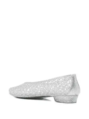 HEAVENLY JELLY Open-work Ballet Flats