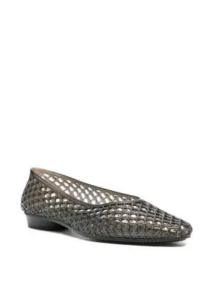 HEAVENLY JELLY Woven Ballet Flats
