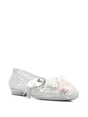 HEAVENLY JELLY Embellished Ballet Flats