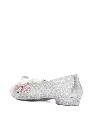 HEAVENLY JELLY Embellished Ballet Flats