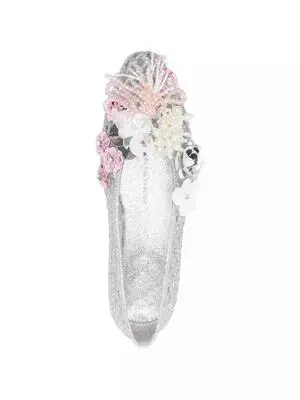 HEAVENLY JELLY Embellished Ballet Flats
