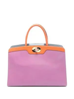 BVLGARI 2000s Icona 10 Leather Handbag - Pink