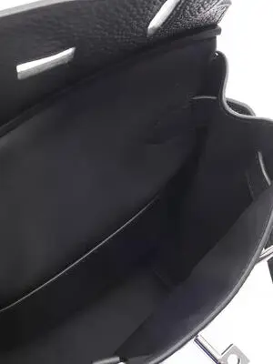 Hermès 2023 Pm Kelly Akkad Leather Backpack - Grey