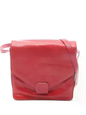 Loewe 2000s Anagram Leather Shoulder Bag