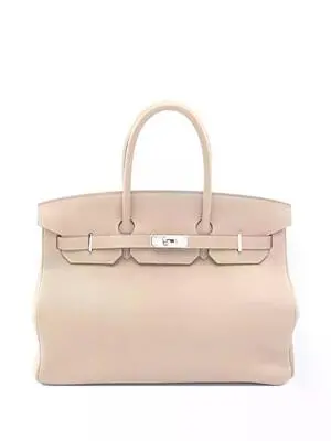 Hermès 2012 Birkin 35 Argile Leather Handbag - Neutrals