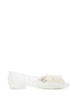 HEAVENLY JELLY Floral Embellished Ballet Flats