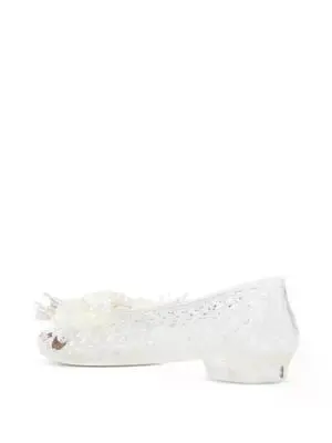HEAVENLY JELLY Floral Embellished Ballet Flats
