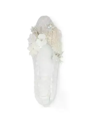 HEAVENLY JELLY Floral Embellished Ballet Flats